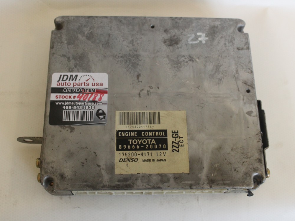 JDM 2000-2005 Toyota Corolla 2ZZGE ECU, 89666-20070 ECM | Garland JDM ...
