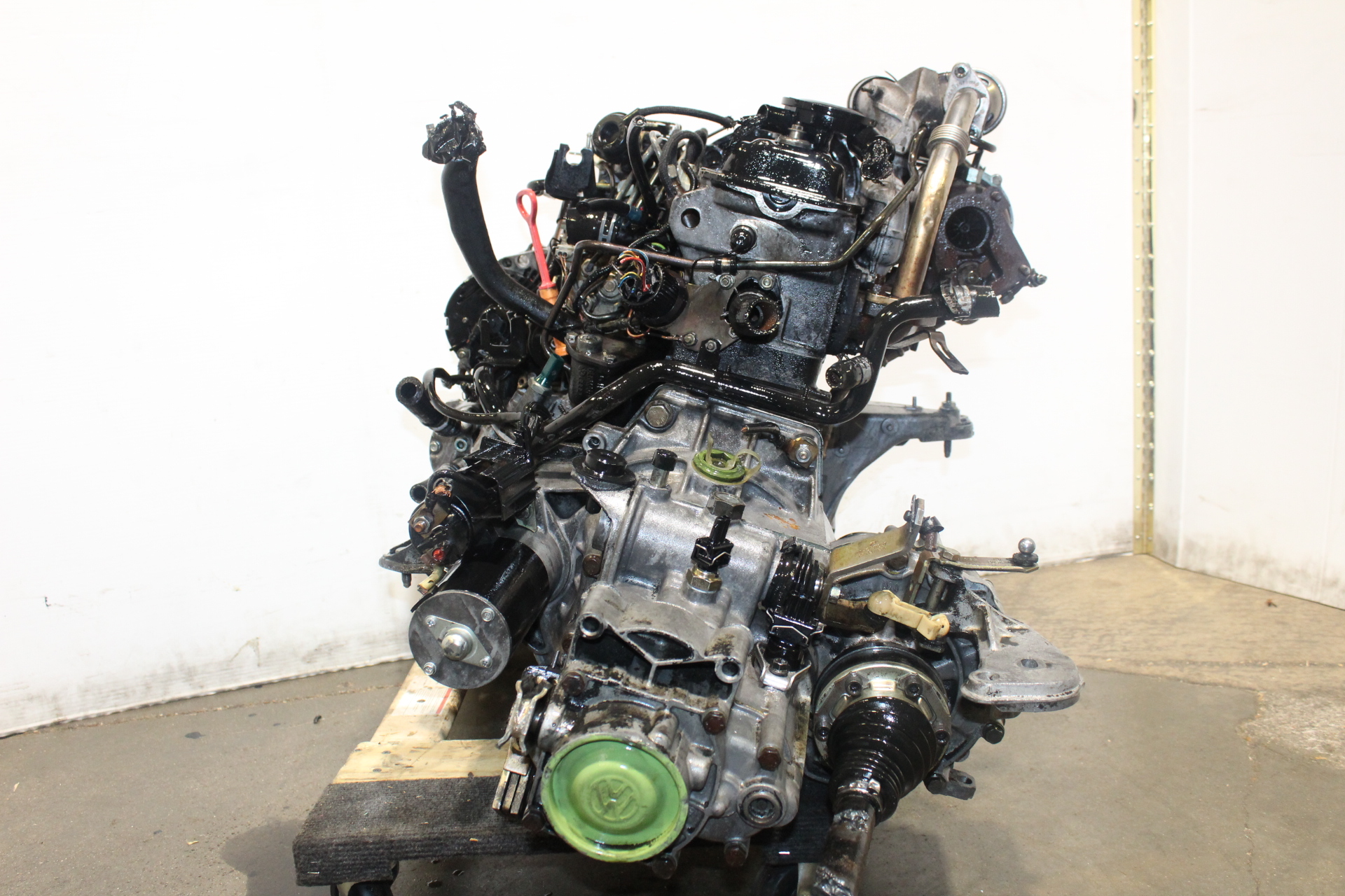 JDM USED 1992-1997 VW GOLF 1.9L TURBO DIESEL AAZ ENGINE MANUAL 5 SPEED ...