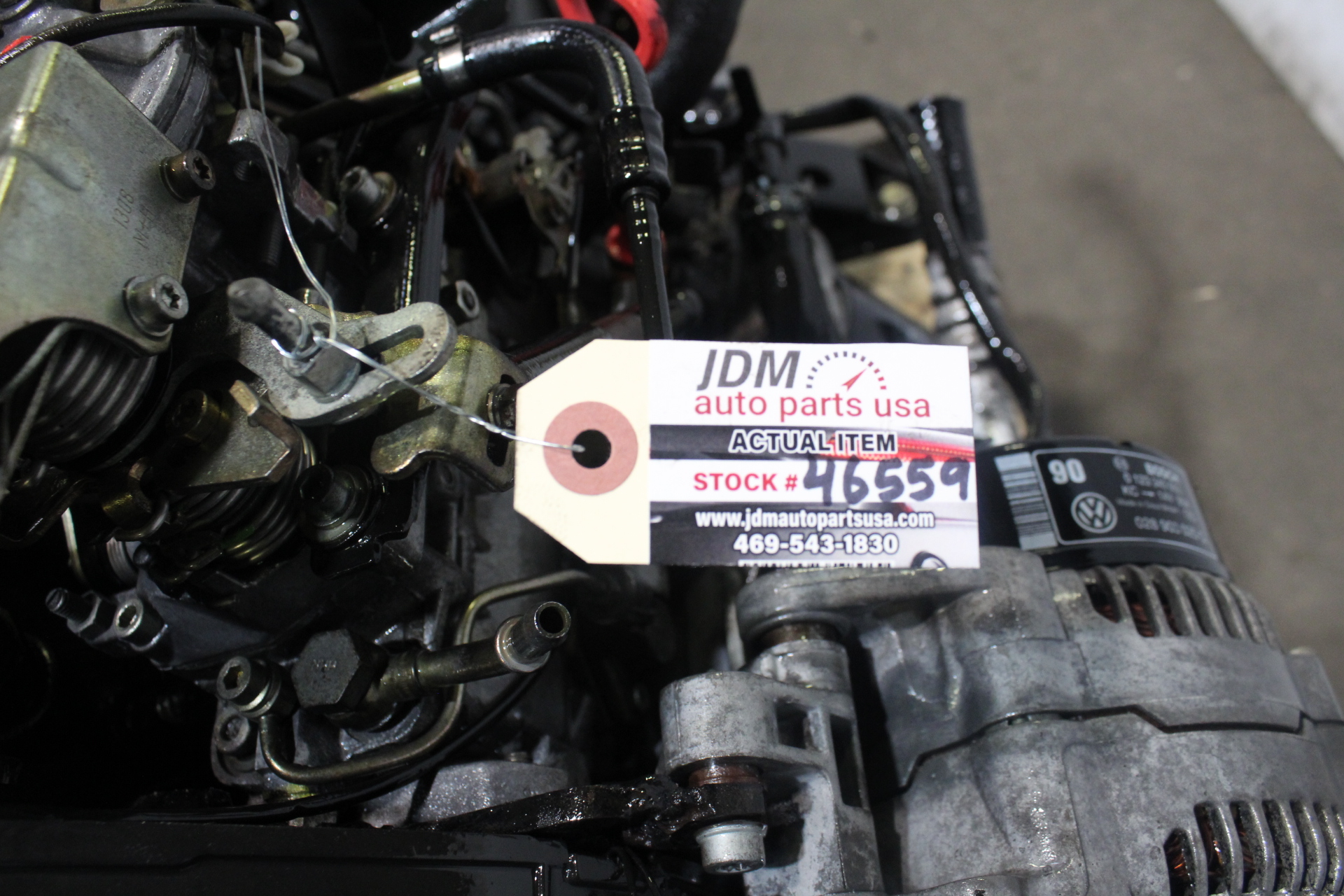 JDM USED 1992-1997 VW GOLF 1.9L TURBO DIESEL AAZ ENGINE MANUAL 5 SPEED ...